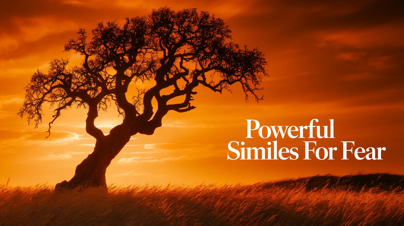 153+ Powerful Similes for Fear - Simileiz